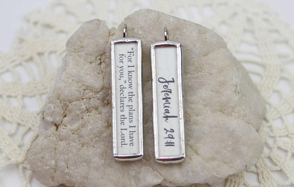 For I Know The Plans Faith Handmade Soldered Charm Necklace – Simple ...